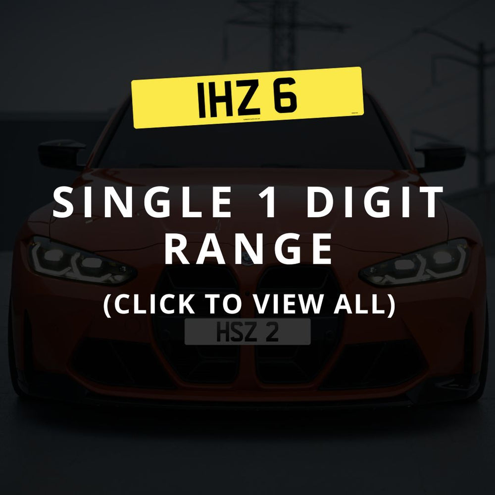 Short NI Number Plates / NI Registration Plates | In2Registrations