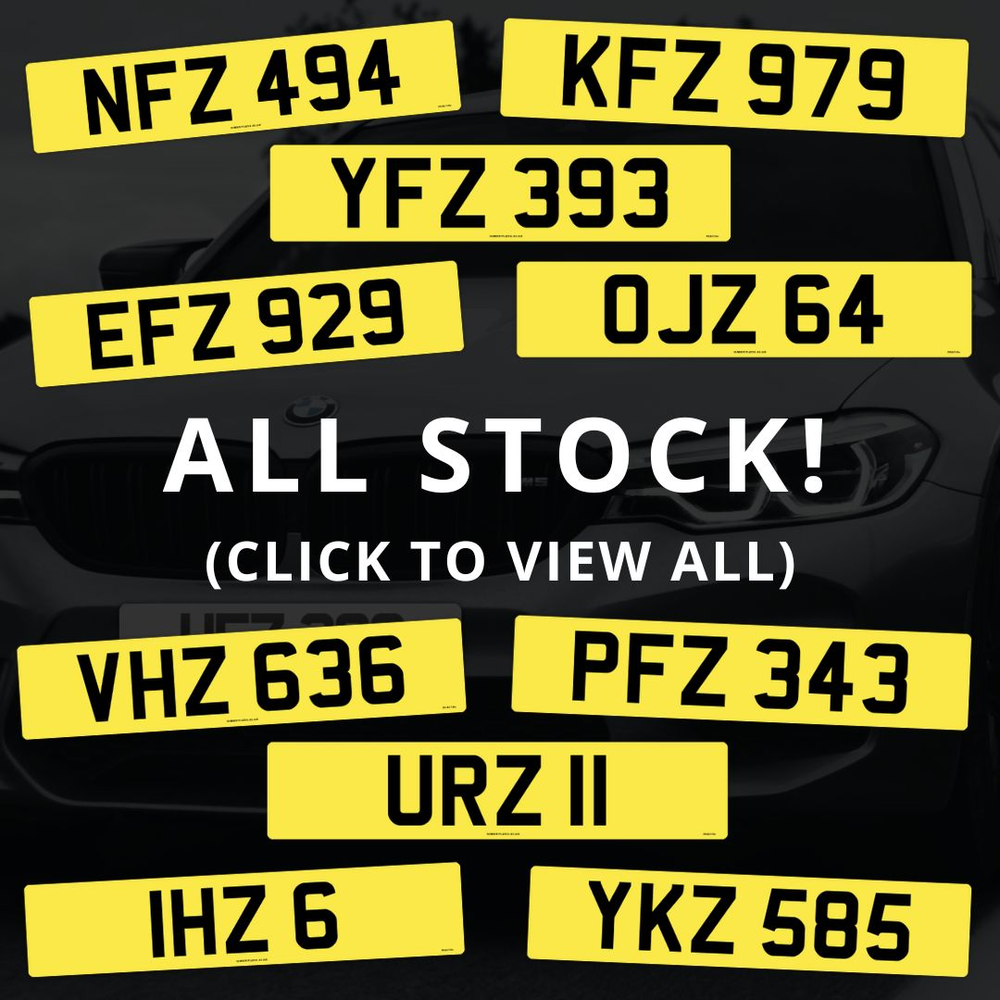 Short NI Number Plates / NI Registration Plates | In2Registrations